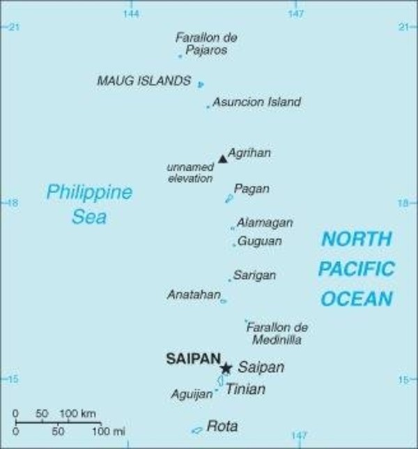 Northern Mariana Islands Map