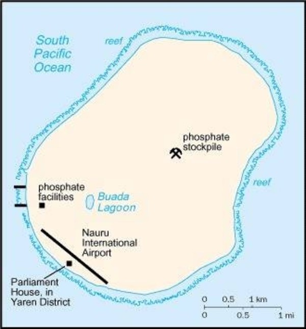 Nauru Map