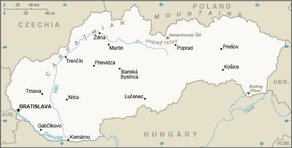 Slovakia Map
