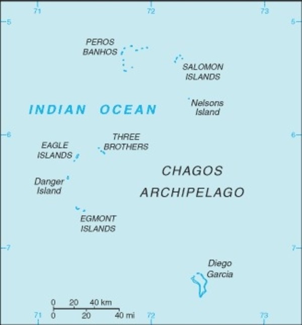 British Indian Ocean Territory Map