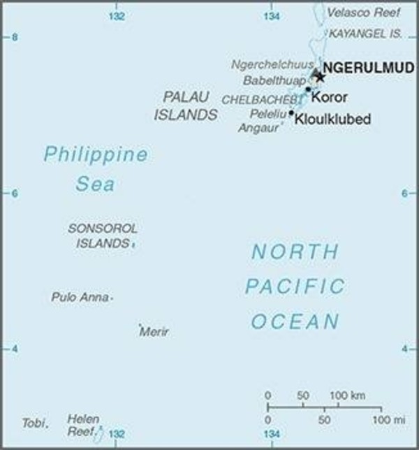 Palau Map