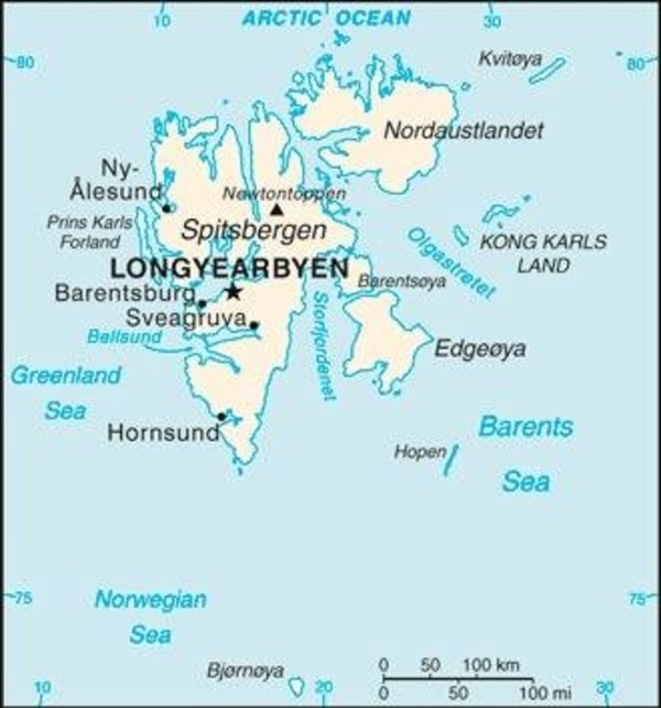 Svalbard Map