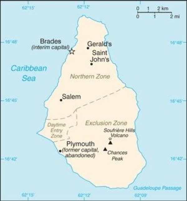 Montserrat Map