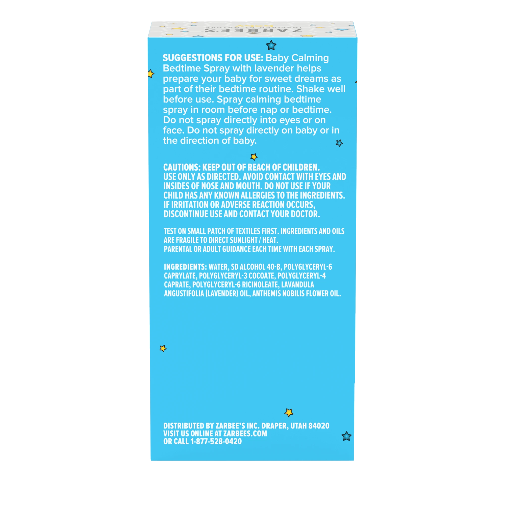 Baby Calming Bedtime Spray | Zarbee’s®