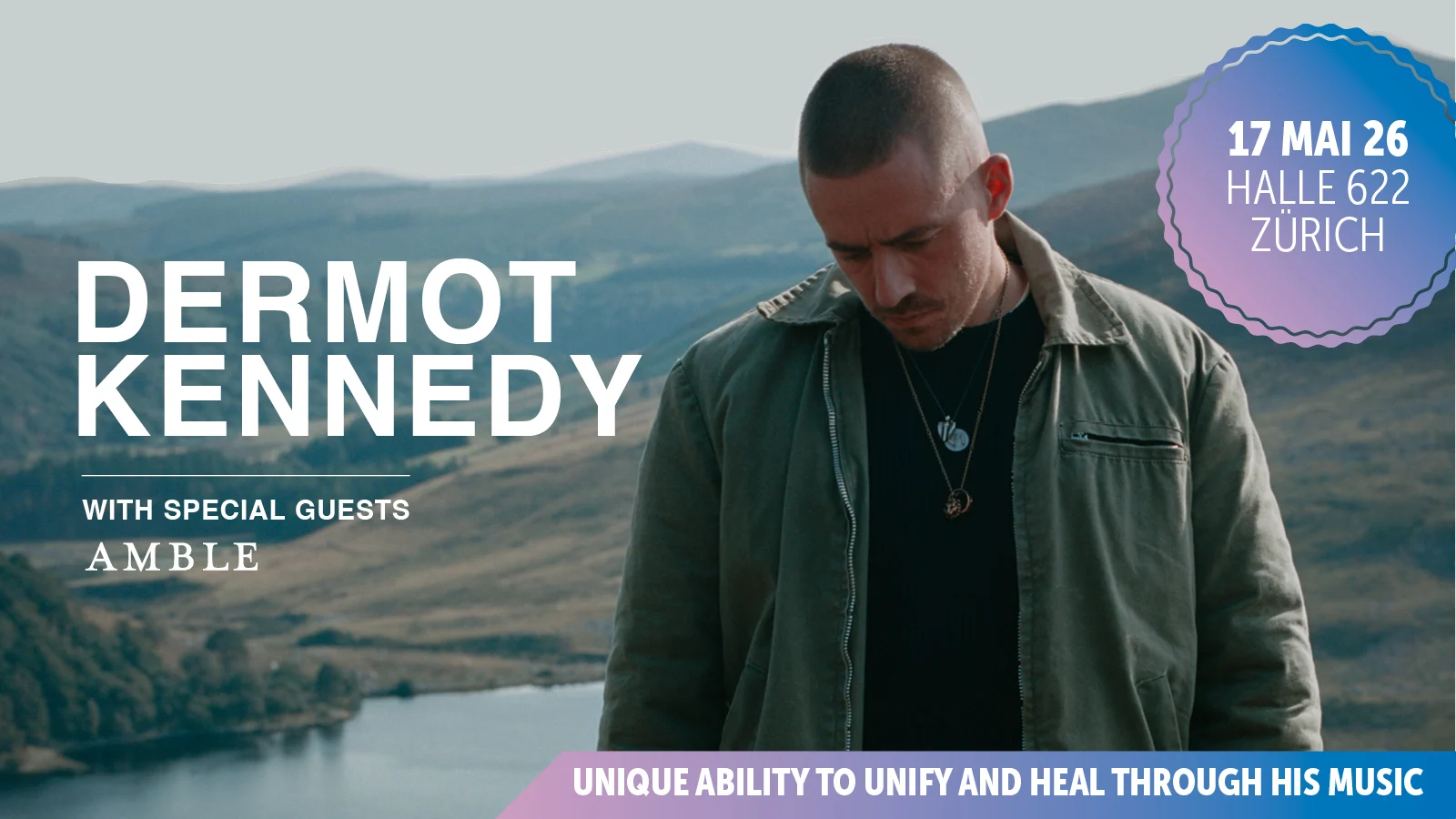 Dermot Kennedy kommt in die Halle 622