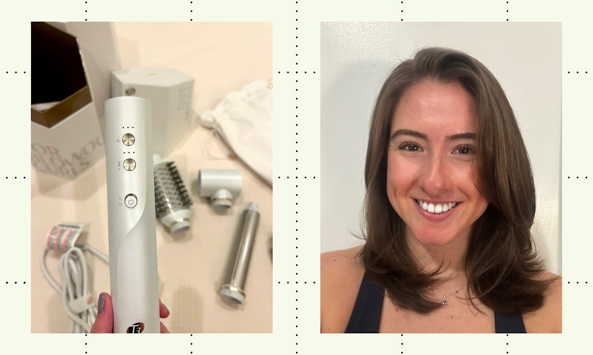 This T3 Hair Styler Gave Me a Salon Blowout 15 Minutes Before My ...