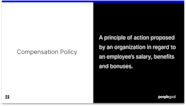 Compensation Policy PeopleGoal Compensation Policy PeopleGoal