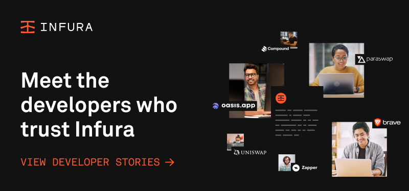 Meet the developers who trust Infura