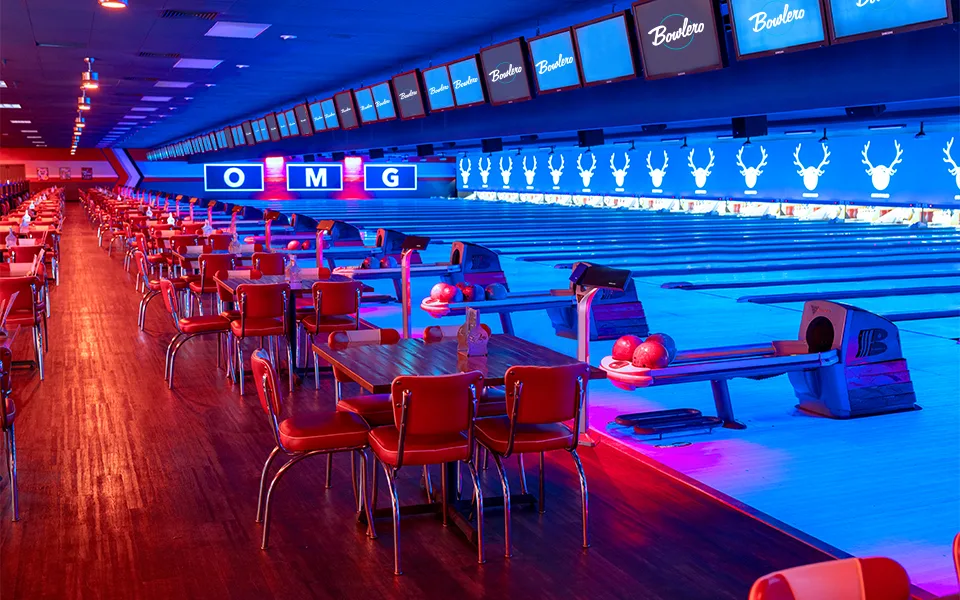 Bowling Alley, Sports Bar, Event Venue, & More | Bowlero Via Linda