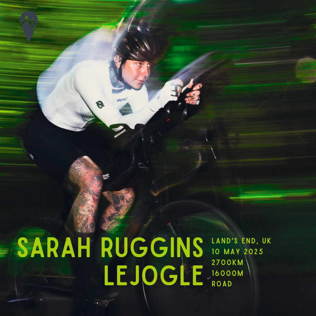 Sarah Ruggins: LEJOGLE World Record Attempt Tracking and Commentary ...