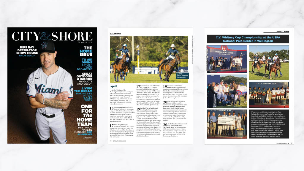 City & Shore Magazine: U.S. Polo Assn. in April Issue