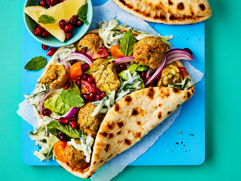 Falafel Gyros & Homemade Tzatziki | Veggie Recipes | Cauldron