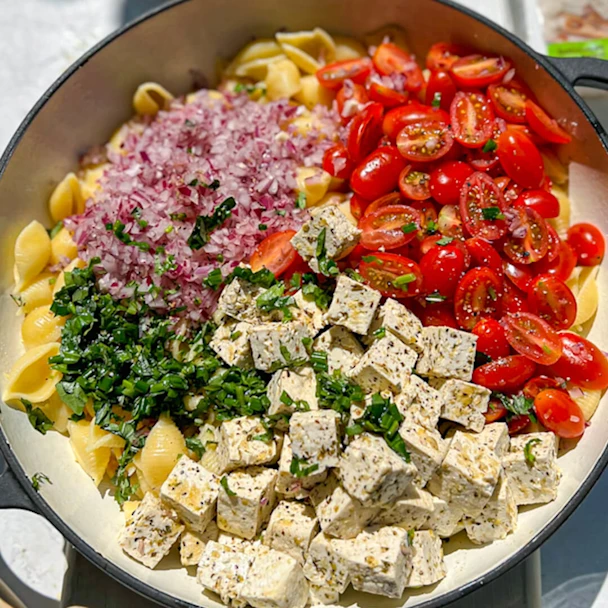 Tofu Pasta Salad | Cauldron