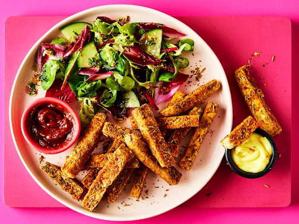 Tofu Fries with Dipping Sauces | Cauldron