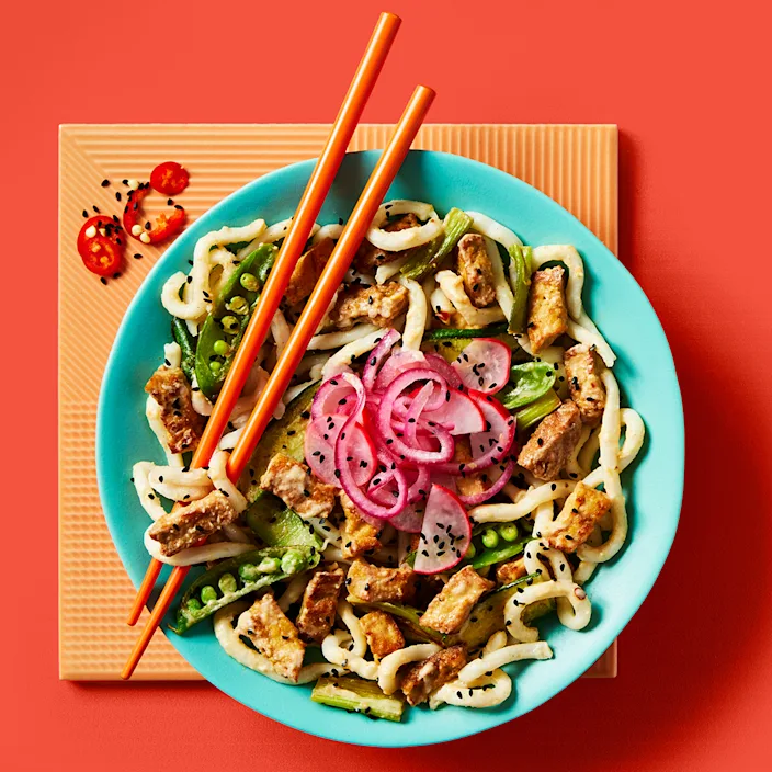 Vegan Satay Tofu Stir Fry Noodles | Vegan Recipes | Cauldron