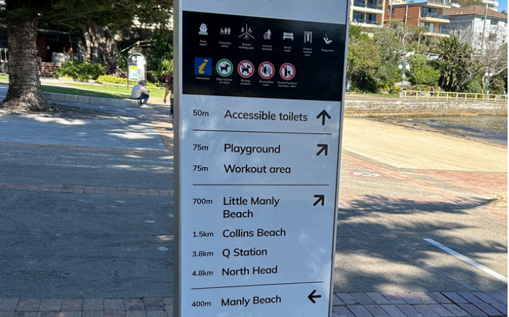 Out with the old and in with the new signs | Manly Community Forum