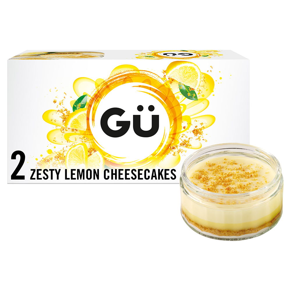 GU Lemon Cheesecakes 2x90g - Co-op