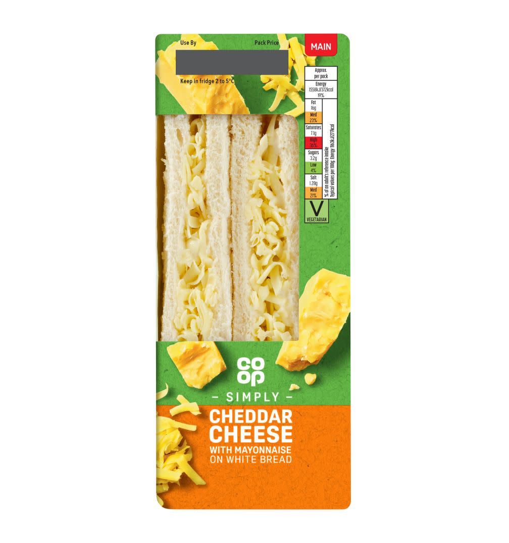 Co-op Cheese Sandwich - Co-op