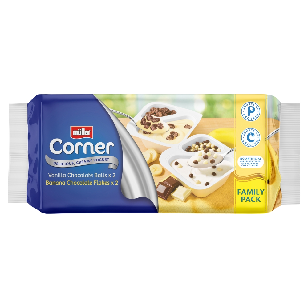 Muller Corner Crunch 4x124g - Co-op