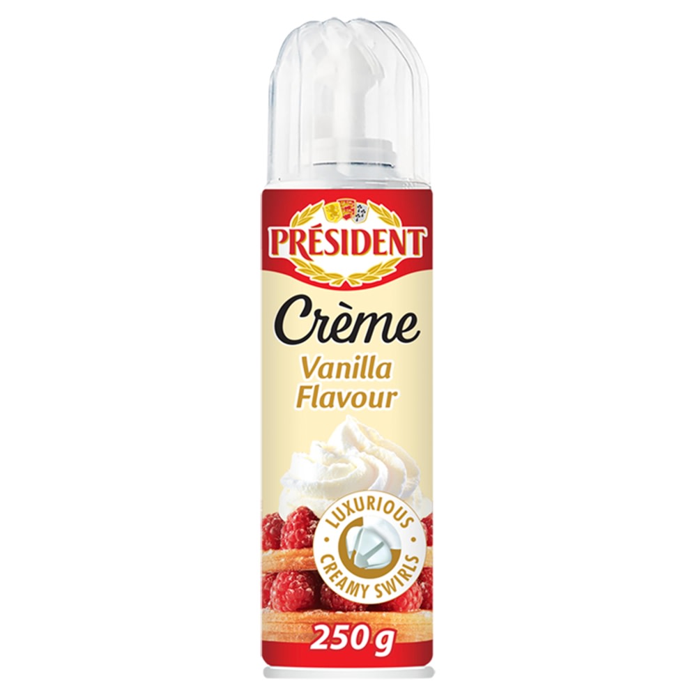 President Creme UHT Aerosol Cream 250g - Co-op