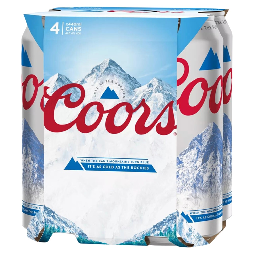Coors Can 4X440ML - Co-op