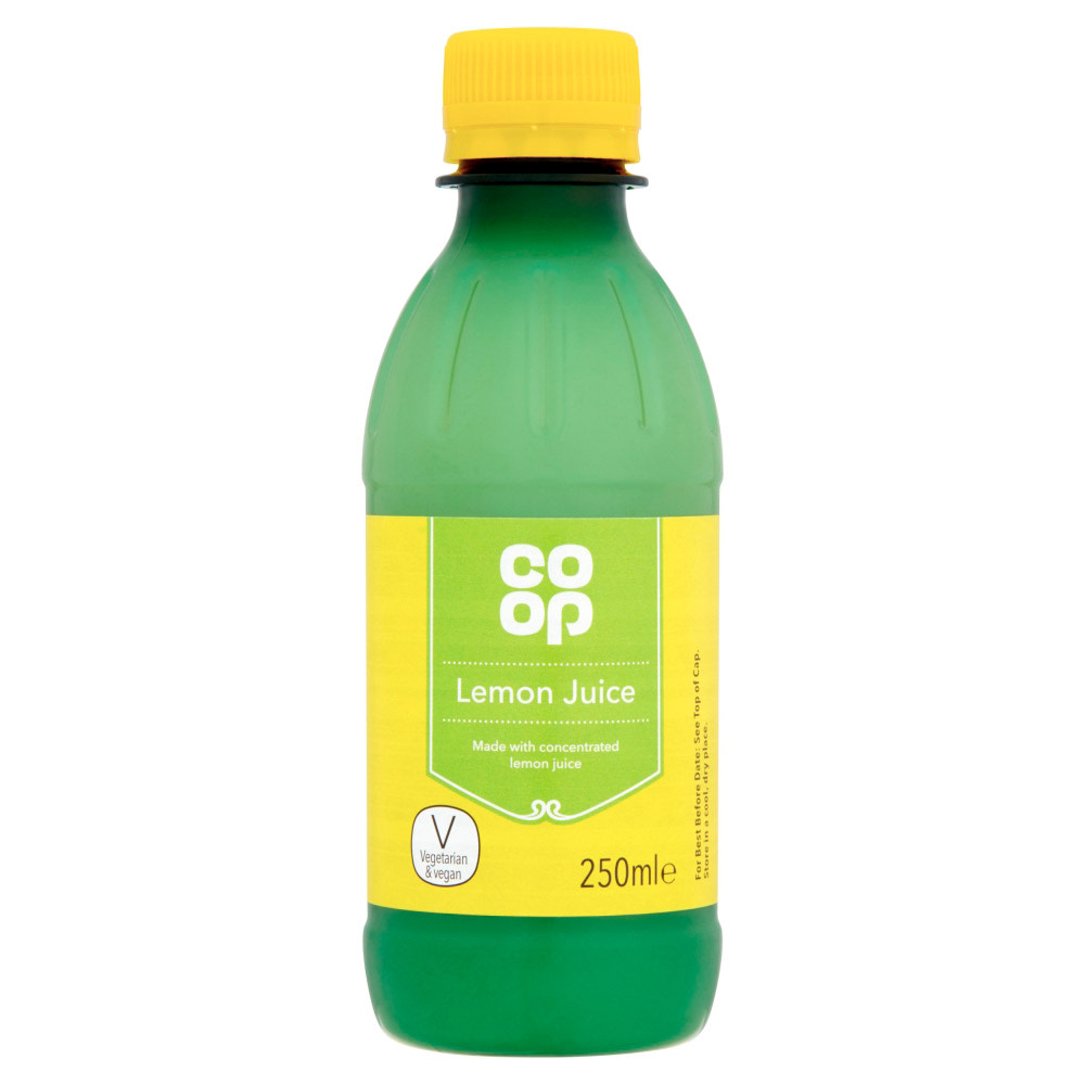 Co-op Lemon Juice 250ml - Co-op