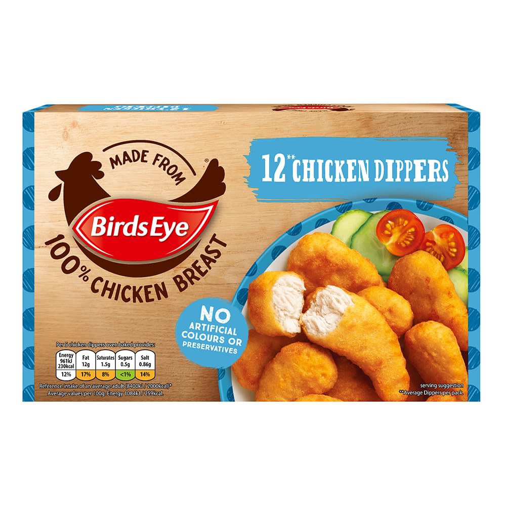 Birds Eye 12 Chicken Dippers 220g - Co-op