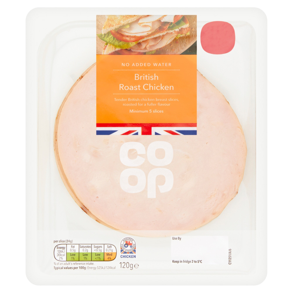 Co-op British Roast Chicken Breast 120g - Co-op