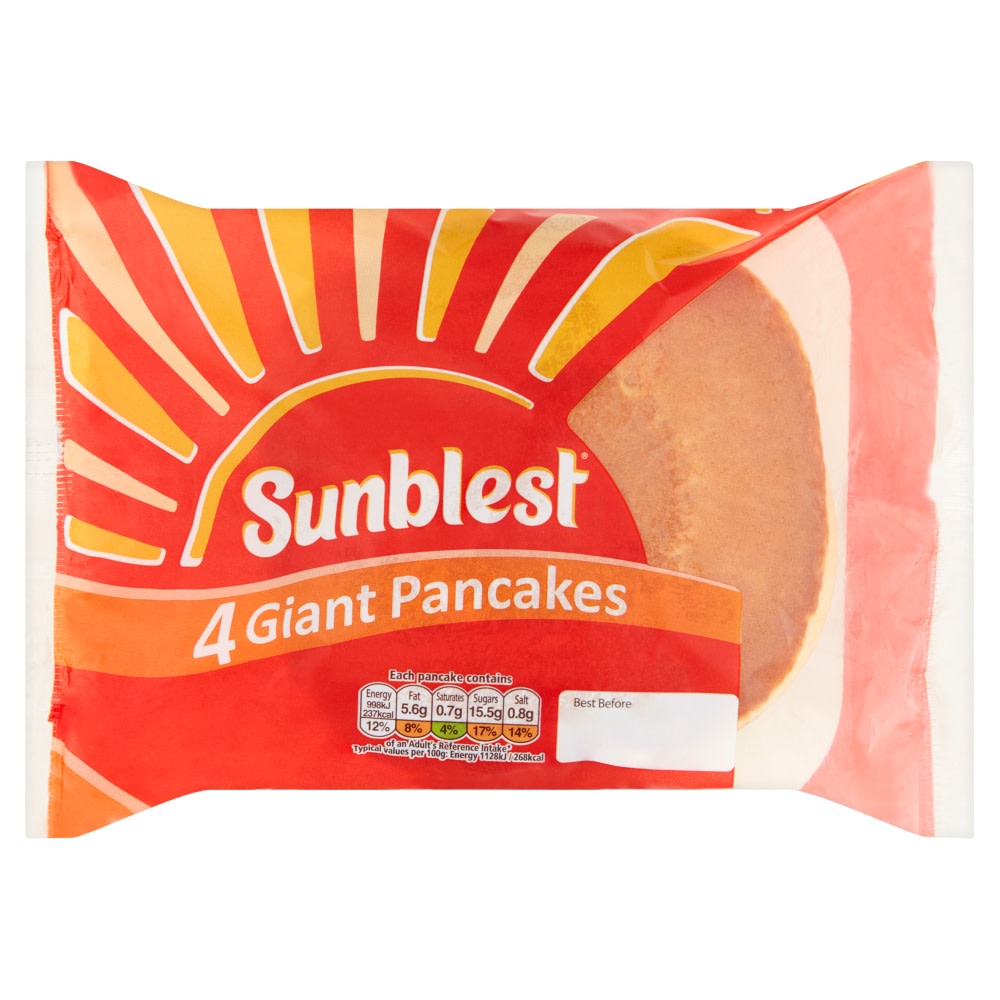 Sunblest Giant Pancakes 4PK - Co-op