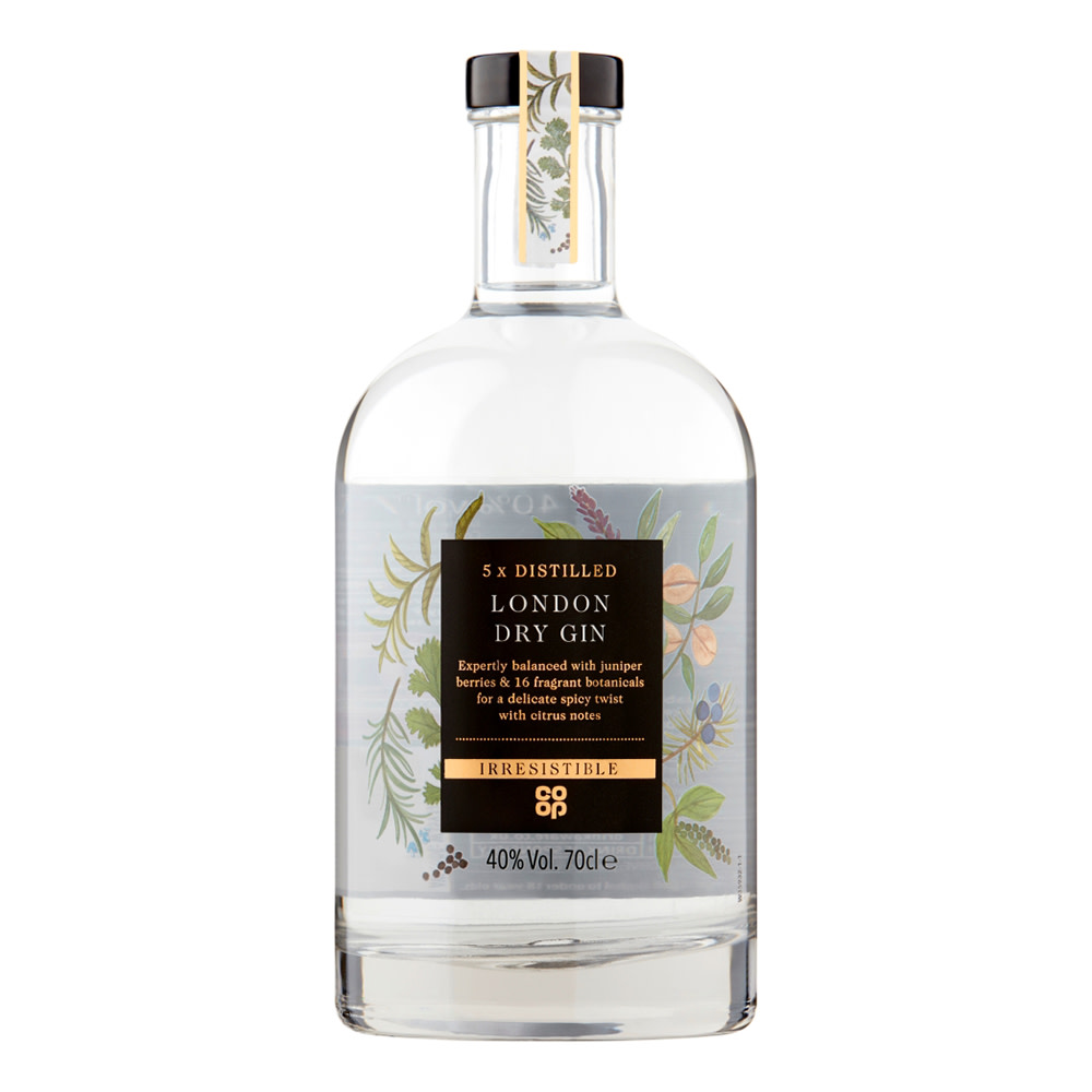 Co-op Irresistible London Dry Gin 70cl - Co-op