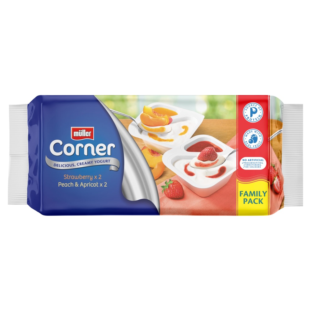 Muller Corner Fruit 4x136g - Co-op