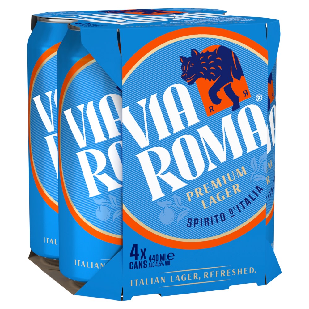 Via Roma 4x440ml Cans - Co-op