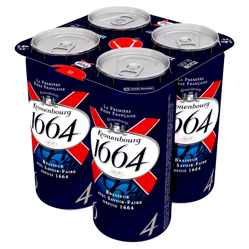 Kronenbourg 1664 Premium Lager 4x440ml - Co-op