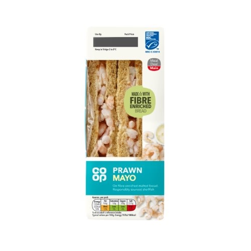 Co-op Prawn Mayonnaise Sandwich - Co-op