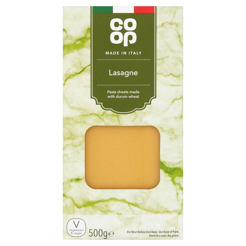 Co-op Lasagne 500g - Co-op