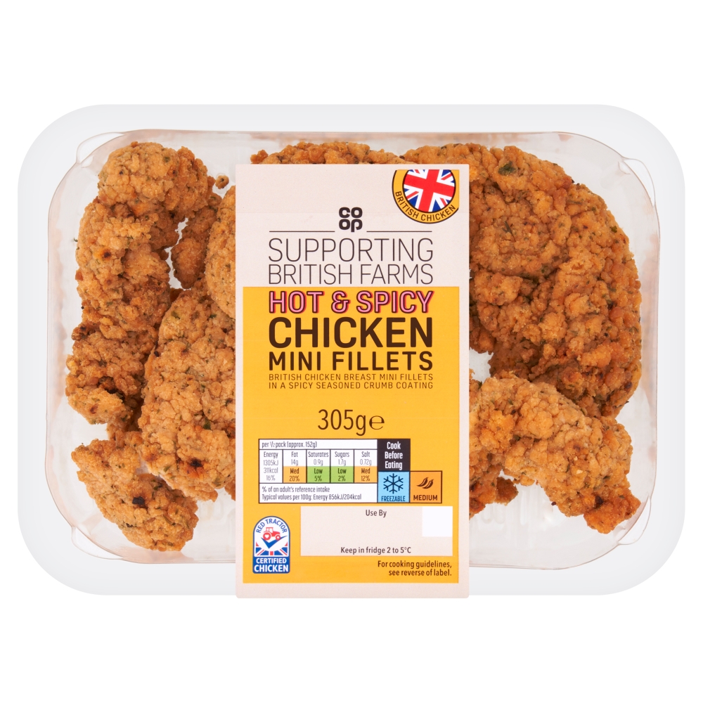 Co-op Hot and Spicy Mini Fillets 305g - Co-op
