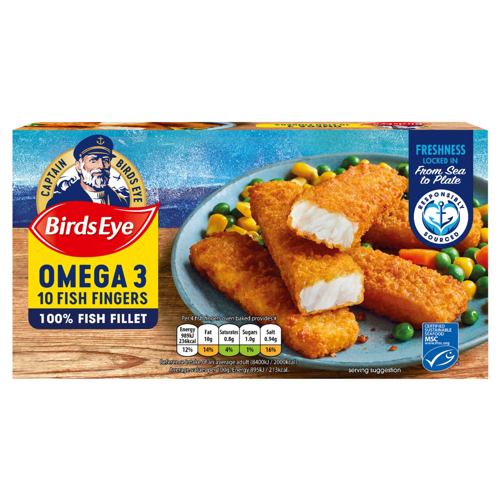 Birds Eye 10 Cod Fish Fingers 280g - Co-op