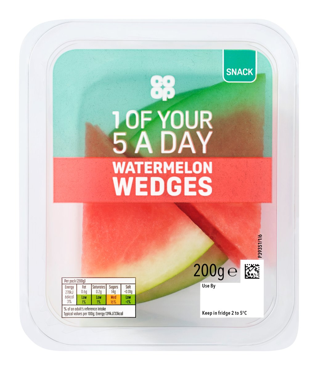 Co-op Watermelon Wedges 200g - Co-op
