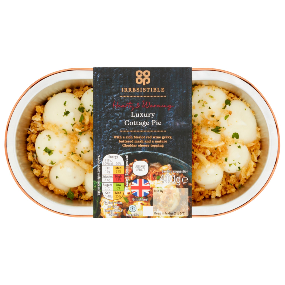 Co-op Irresistible Luxury Cottage Pie 400g - Co-op