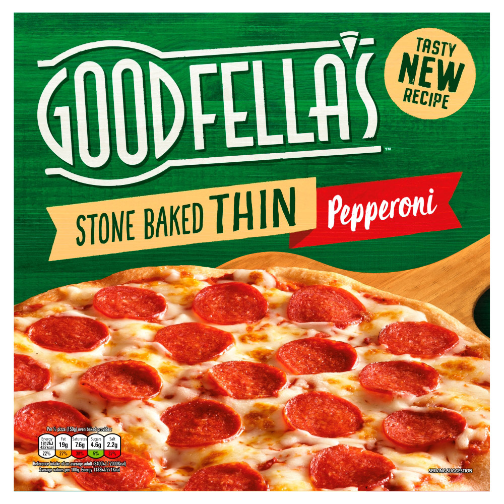 Goodfella's Stonebaked Thin Pepperoni Pizza 332g - Co-op