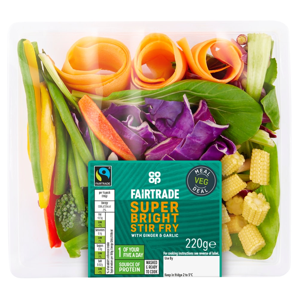 Co-op Super Bright Stir Fry Tray 220g - Co-op