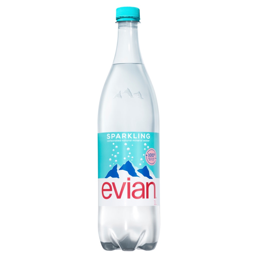 Meta title Evian Sparkling Natural Mineral Water 1L - Co-op