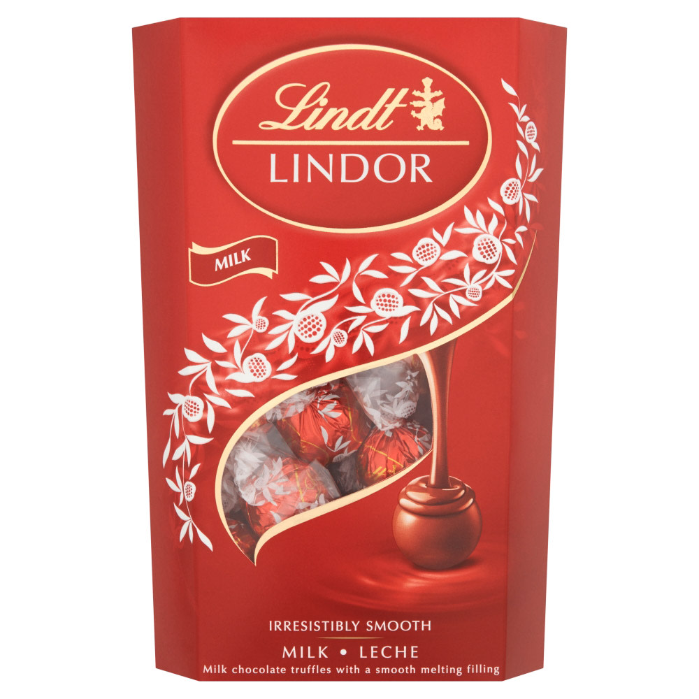 Lindt Lindor Milk Chocolate Truffles Box 337g - Co-op