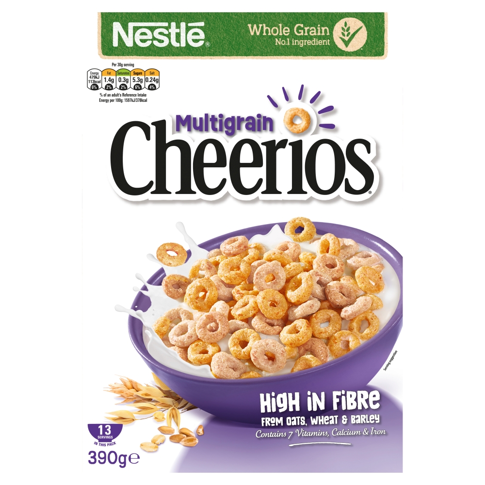 Nestle Cheerios Multigrain Cheerios 390g - Co-op