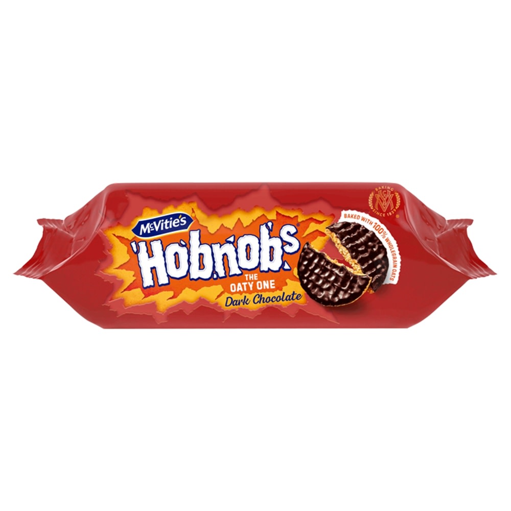 McVitie's Dark Chocolate Hobnobs Biscuits 262g - Co-op