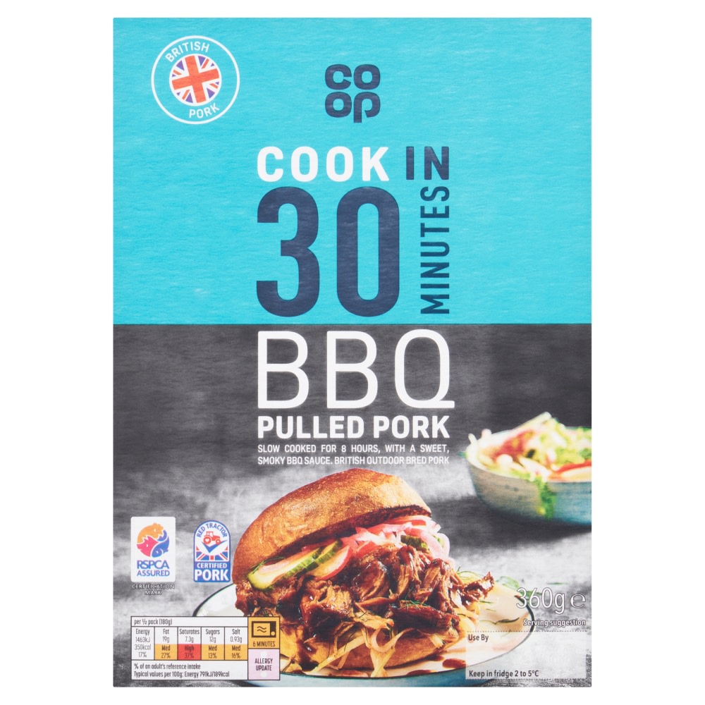 Co-op BBQ Pulled Pork 360g - Co-op