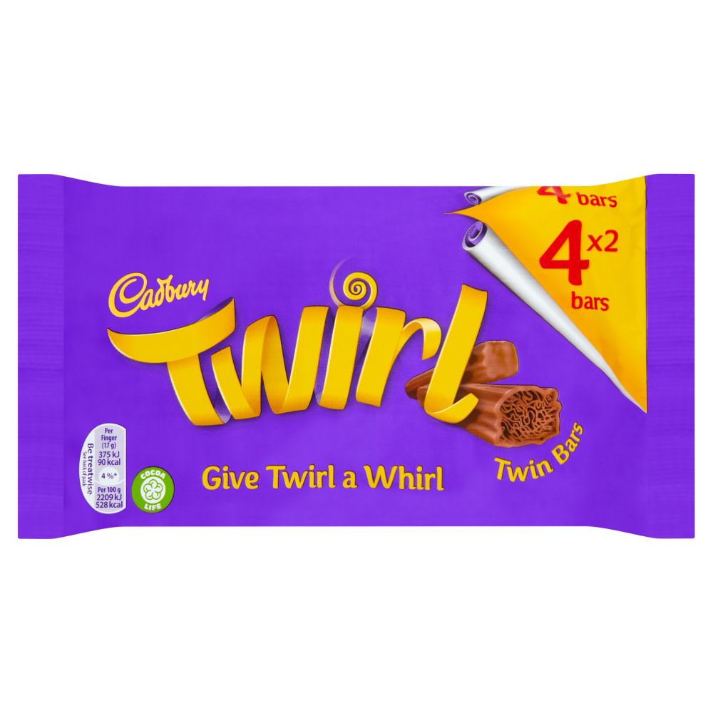 Cadbury Twirl 4 Pack 136g - Co-op