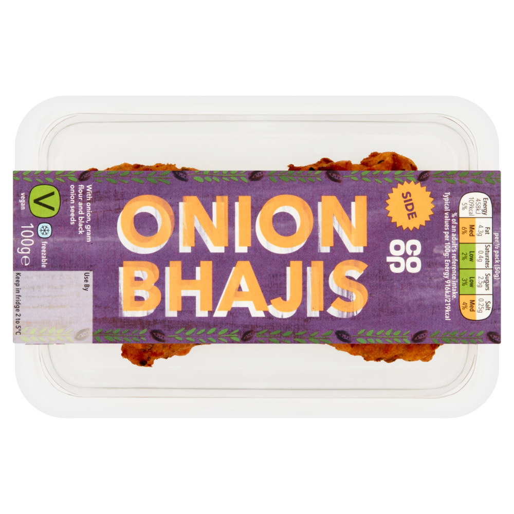 Co-op Onion Bhajis 100G - Co-op