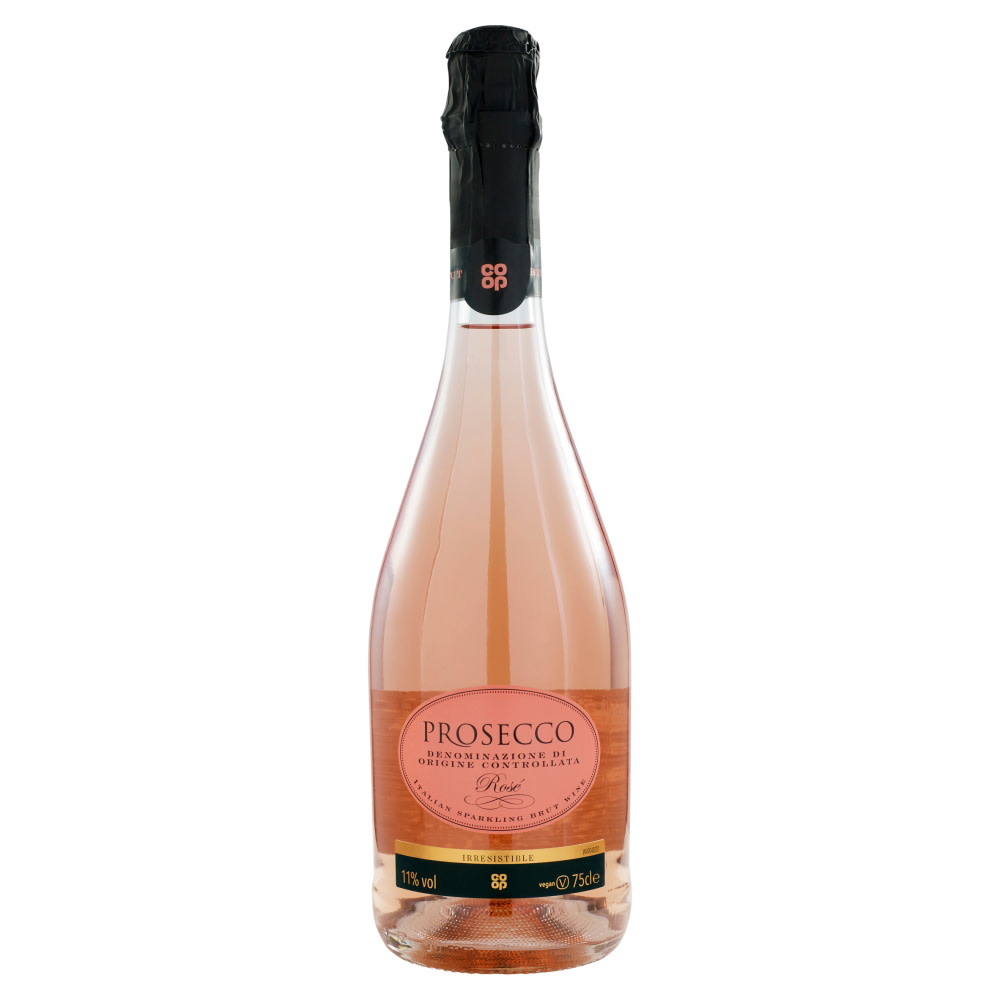 Co-op Irresistible Prosecco Doc Rose 75cl - Co-op