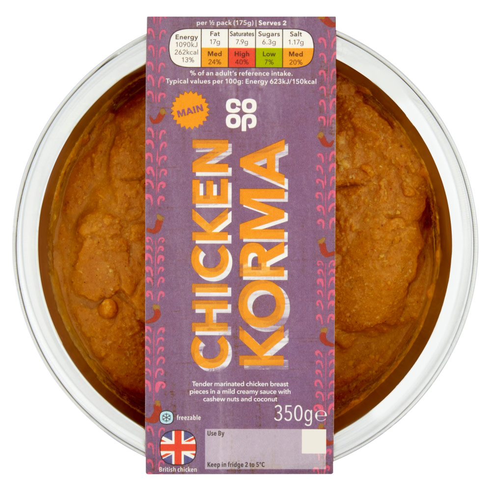 Co-op Chicken Korma 350g - Co-op